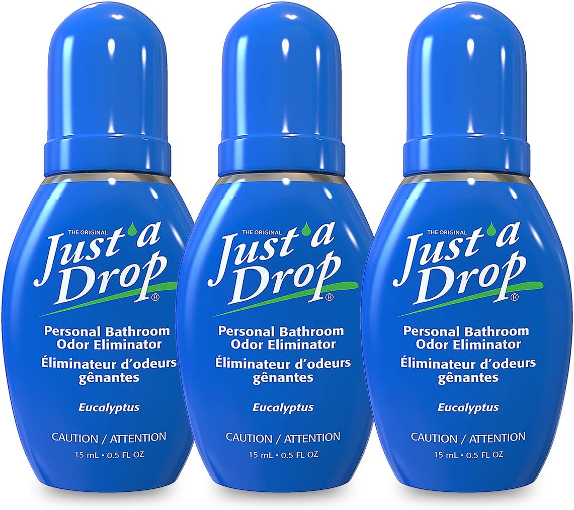 Just a Drop The Natural Toilet Odor Neutralizer 15 ml 3 Pack : Amazon ...