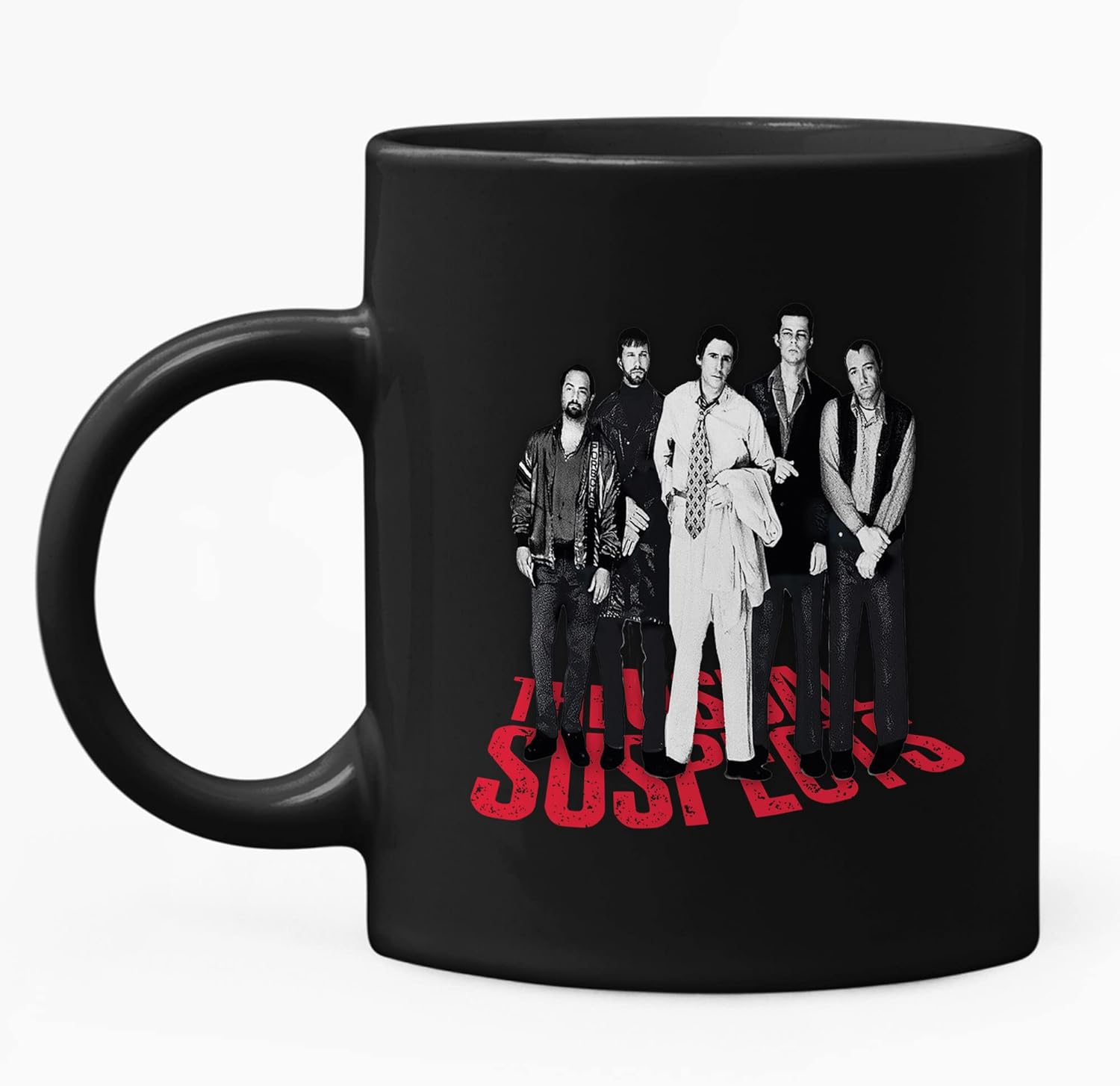 Amazon.com: Design Black And White For The Usual Suspects Mug 11 Oz ...