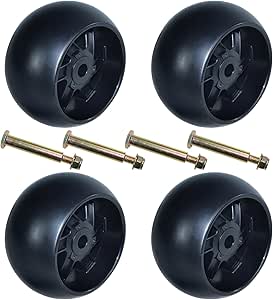 Amazon.com: FULAIGE 4 Pack 174873 Deck Wheels Replaces Husqvarna 133957 ...