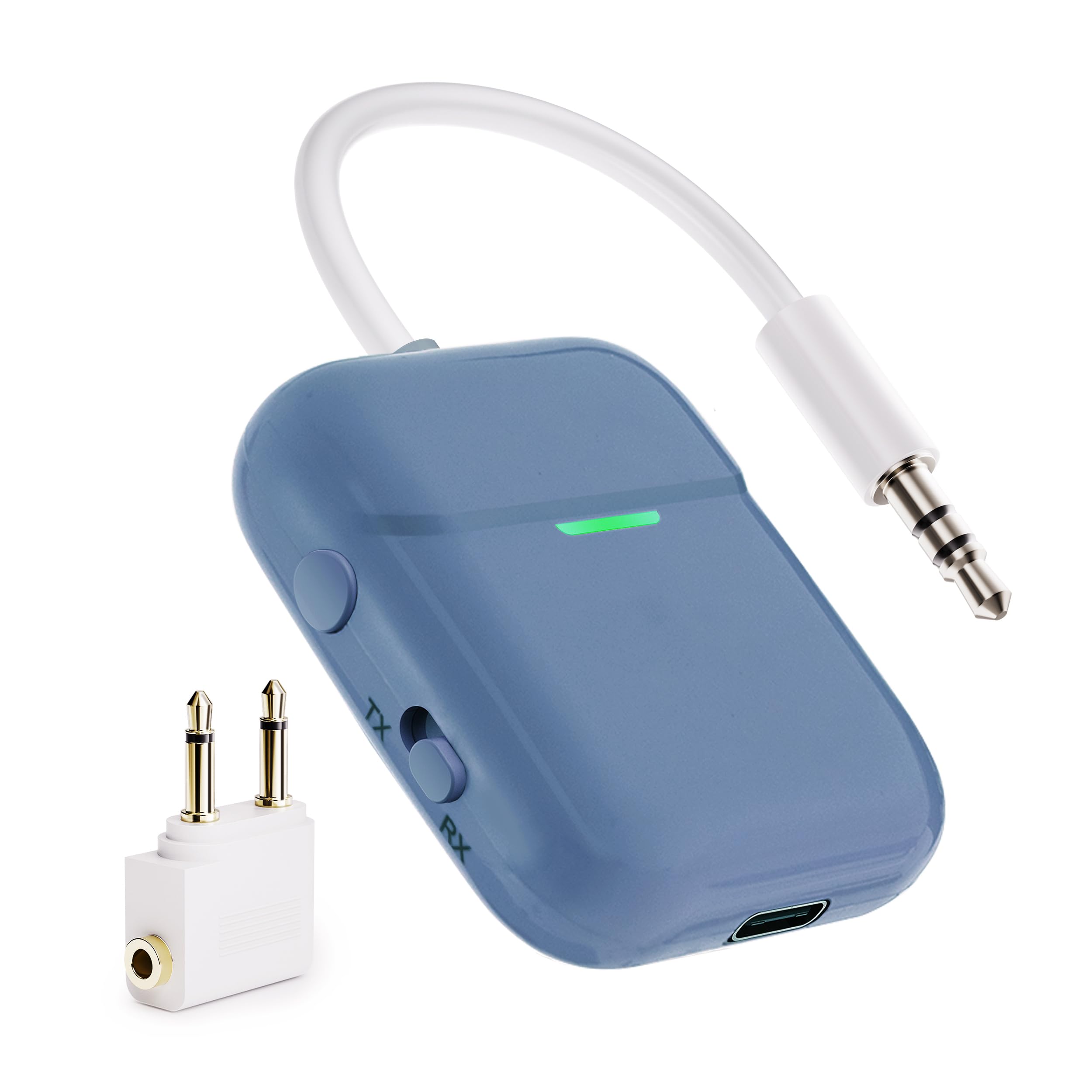 Amazon.com: Nulaxy Air in-Flight Bluetooth Wireless Audio Transmitter ...
