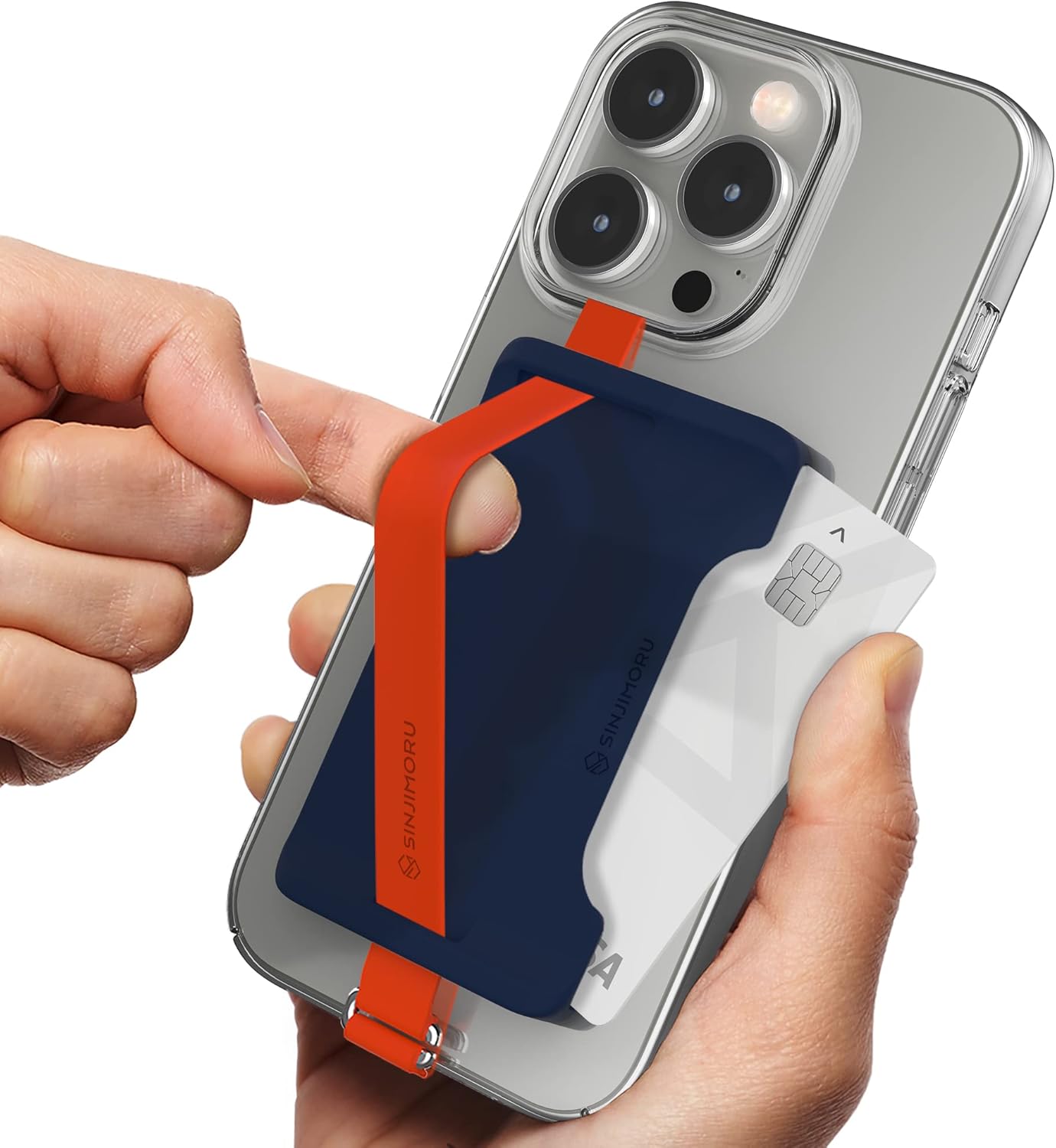 Amazon.com: Sinjimoru Never Lose Your Cards Again! Silicone Card Holder ...
