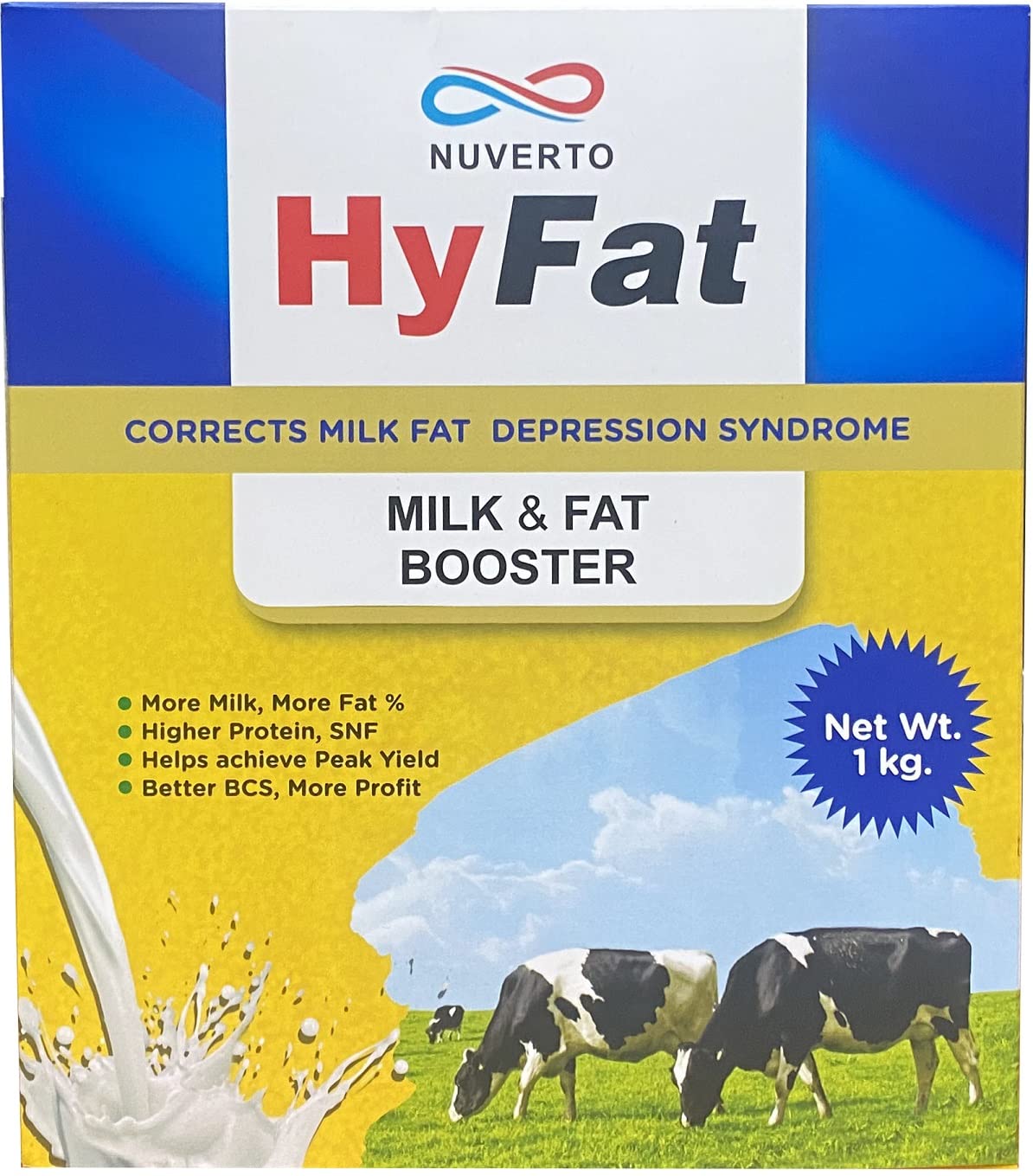 Buy NUVERTO-Hy 1 KG, Milk & Booster for Dairy Cow & Buffalo, More Milk ...