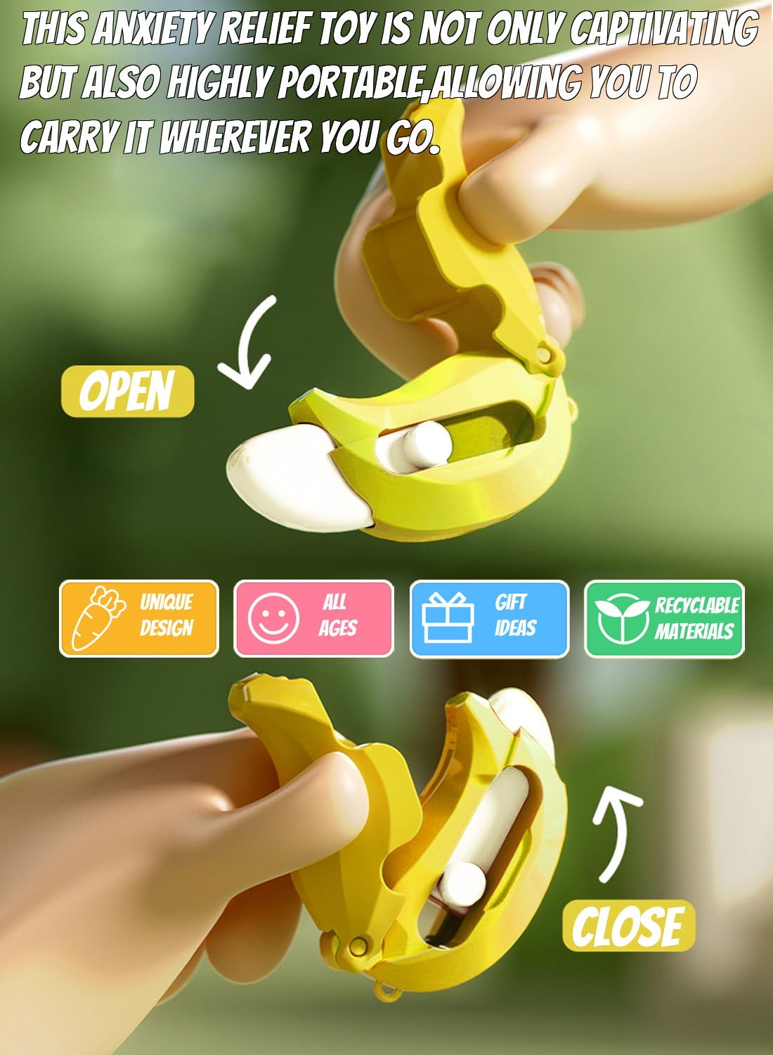 Snapklik.com : Fidget Gun Toy, Fidget Blaster Gun 1911 Titan Stress ...