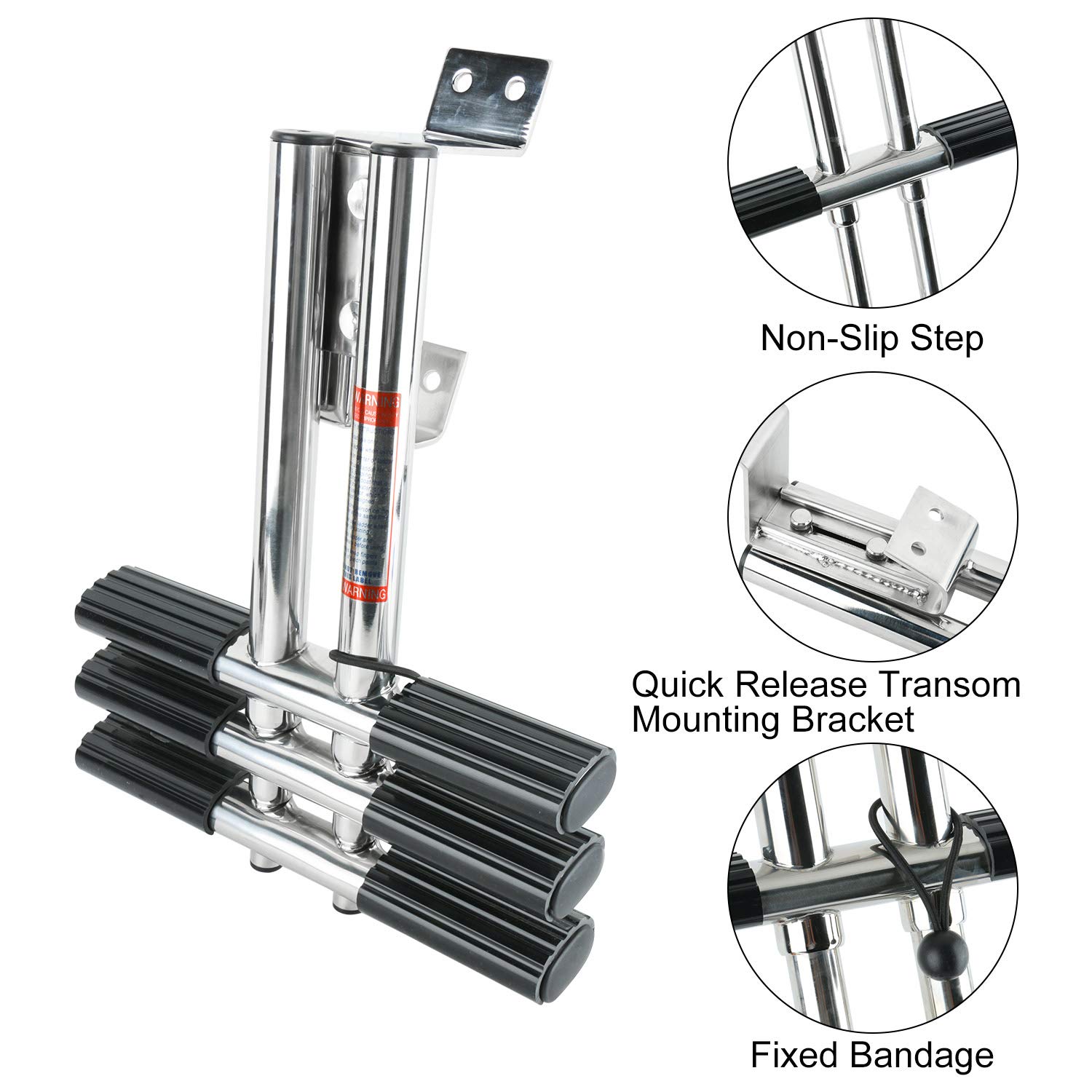 Boat Steps Boarding Buy Telescoping , XK Marine Transom Dual Vertical ...