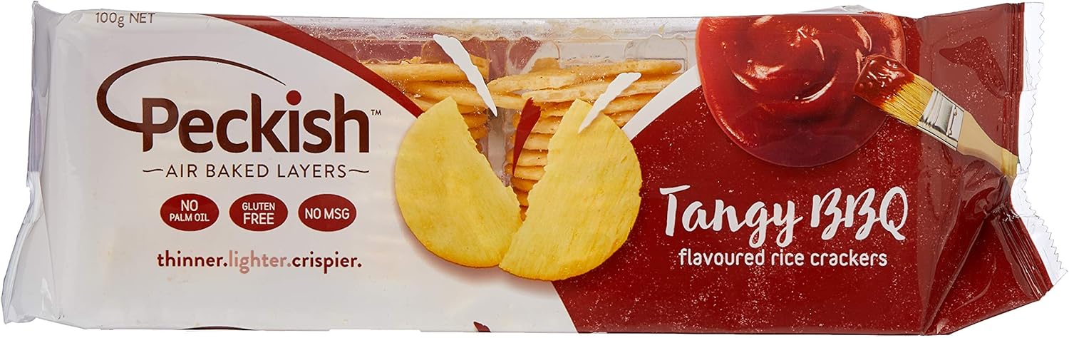 Peckish Tangy Barbeque Rice Cracker 100 g : Amazon.com.au: Grocery