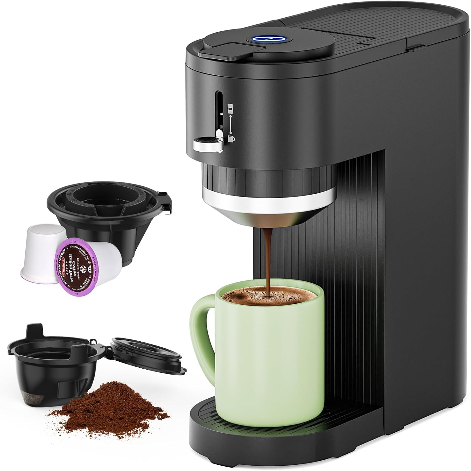 Amazon.com: Electactic Single Serve Coffee Maker, Compatible with ...