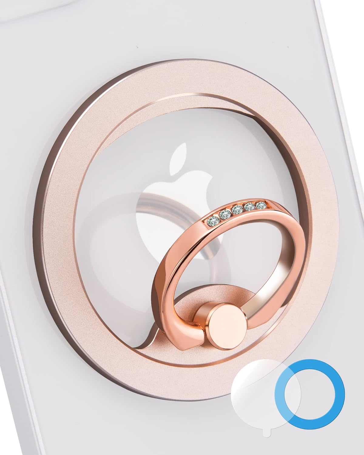 Amazon.com: Upgraded Magnetic Phone Ring Holder for MagSafe, Magnetic ...