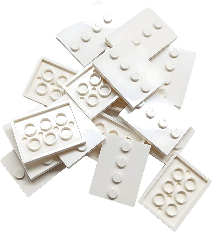 LEGO Parti: piastrella, modificata 3 x 4 con 4 borchie al centro, serie ...