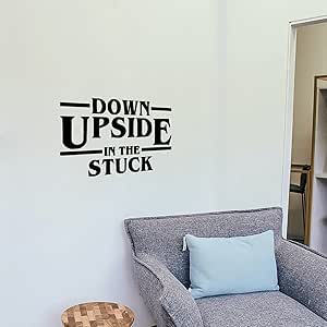 Amazon.com: Vinyl Wall Decals Peel and Stick Removable Black Words Wall ...