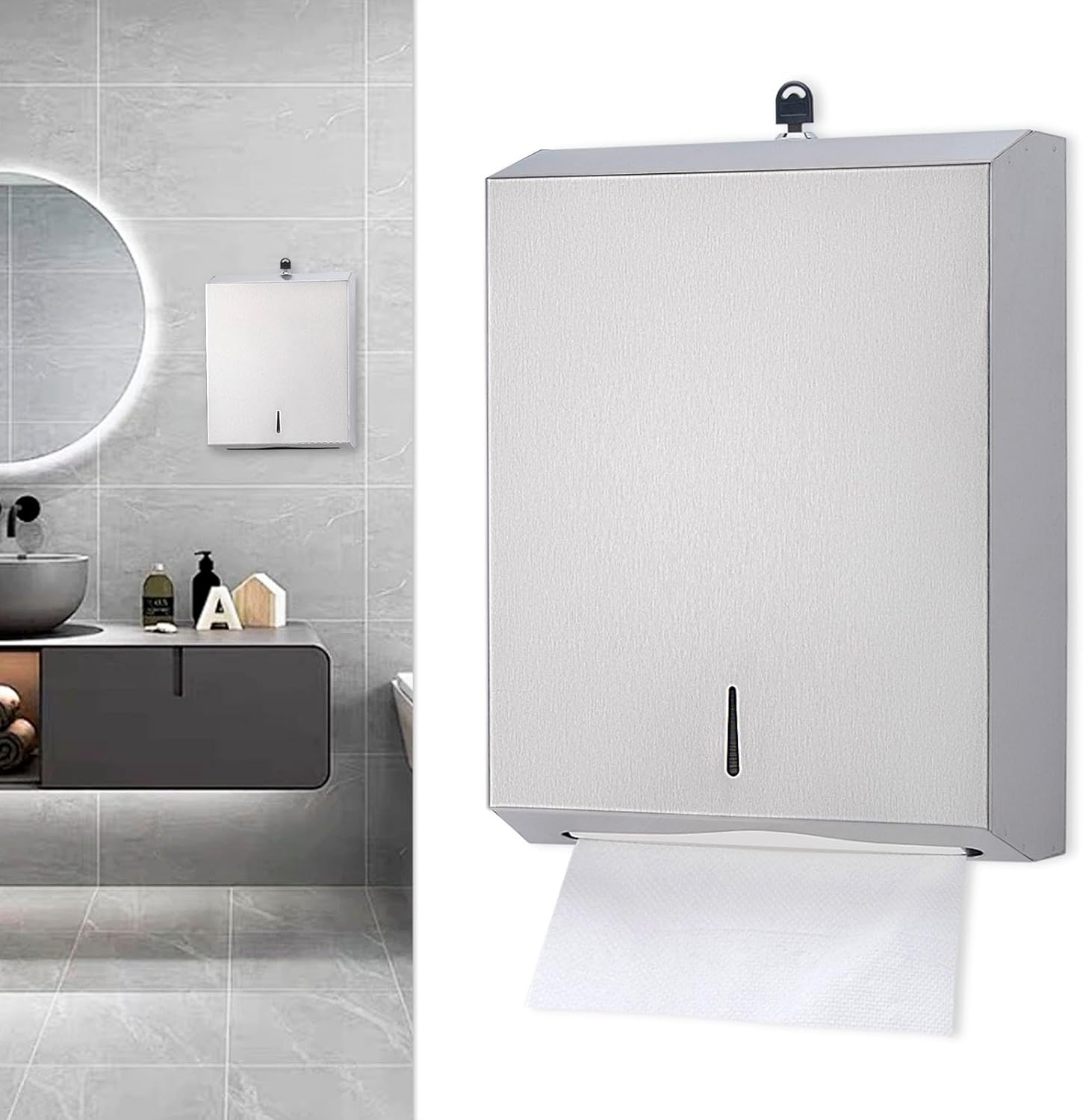 Amazon.com: Paper Towel Dispenser, Commercial Paper Towel Dispenser ...