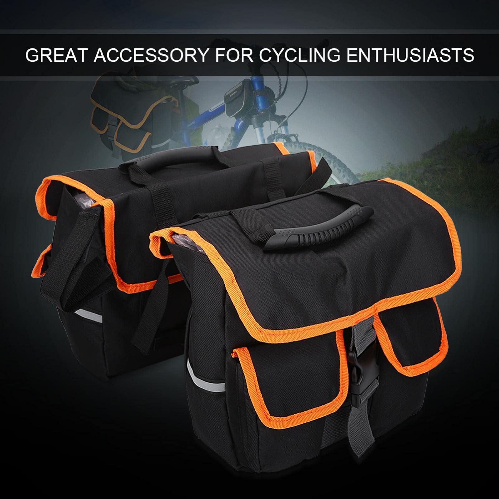 Bicycle Panniers For Rear Rack,Detachable Bike Rear Saddle Bag ycle ...