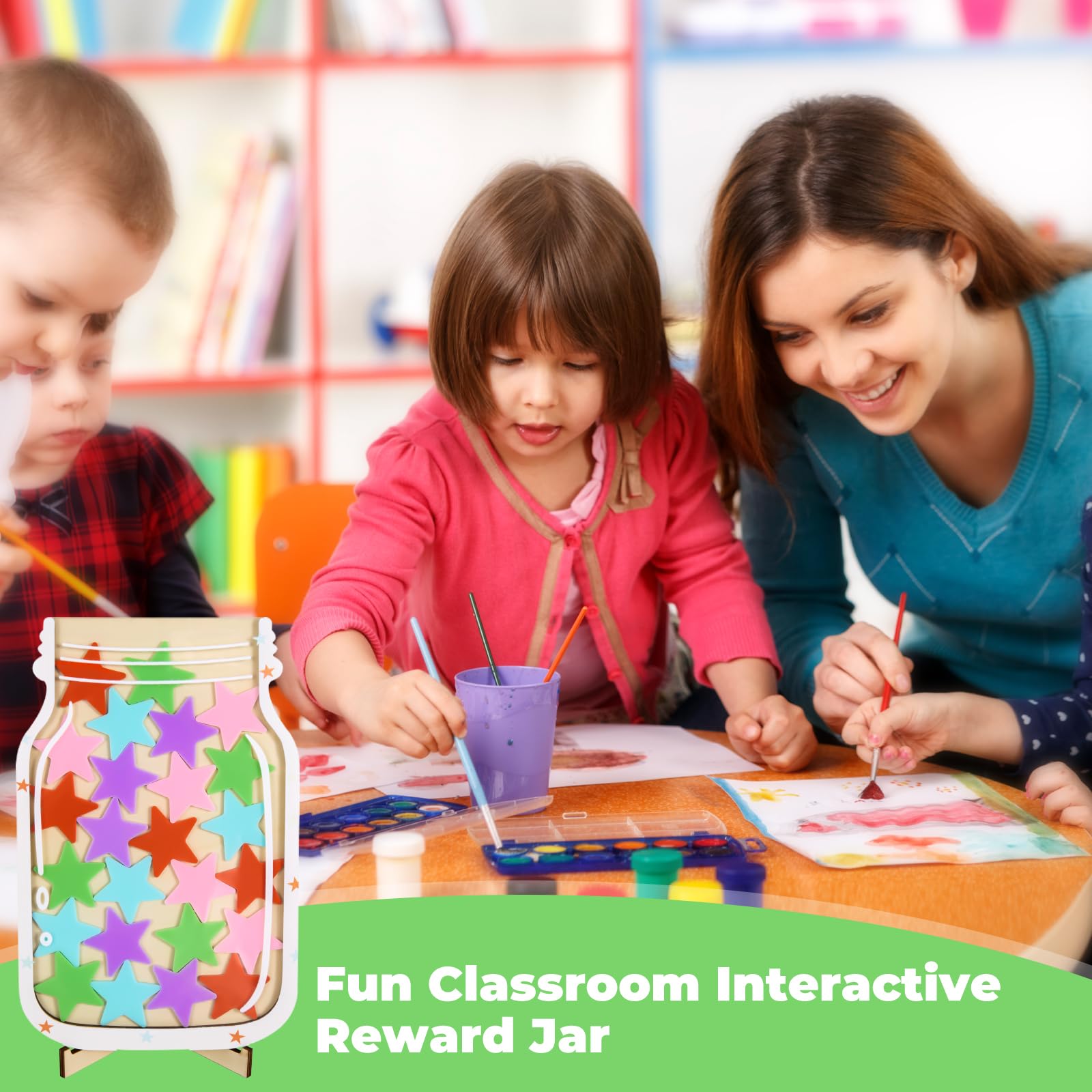 Reward Jar With Star Tokens, Classroom Reward Jar, Reward Charts for ...