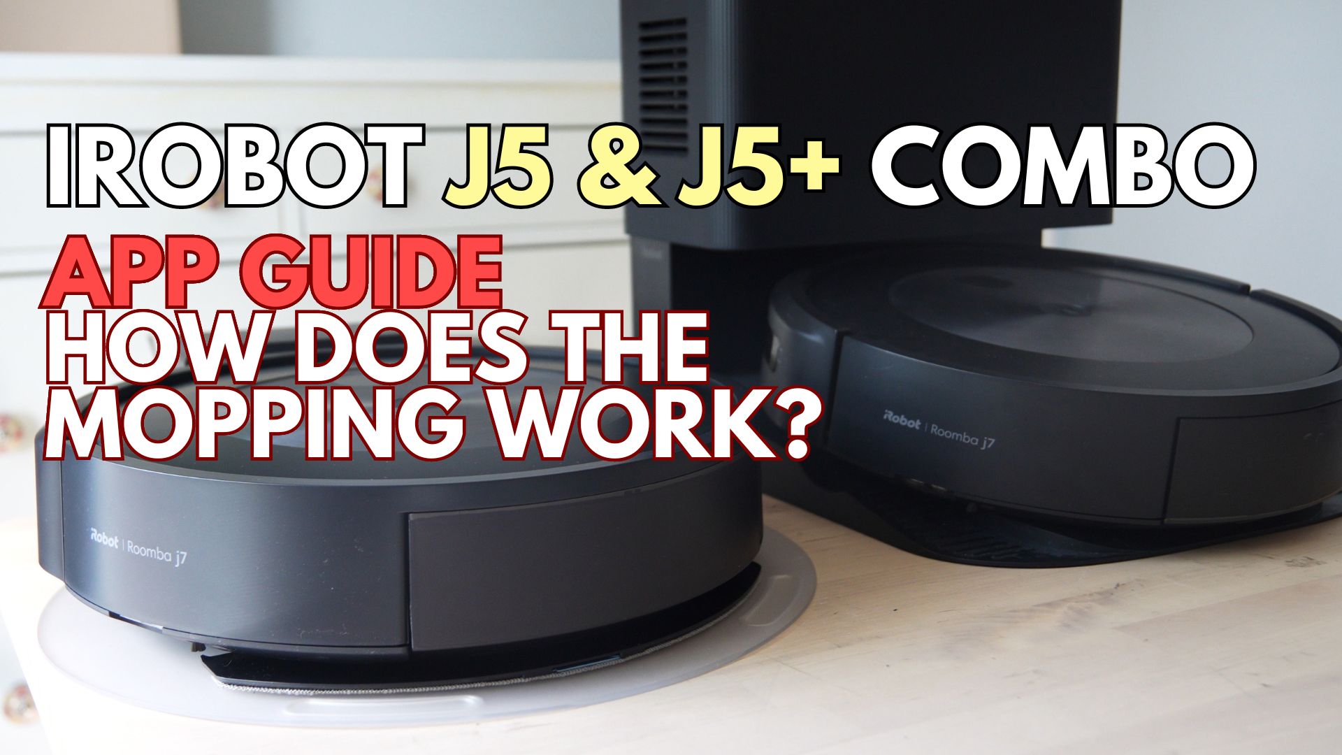 Watch iRobot COMBO j5 ROBOVAC - How the app & mopping work on Amazon Live