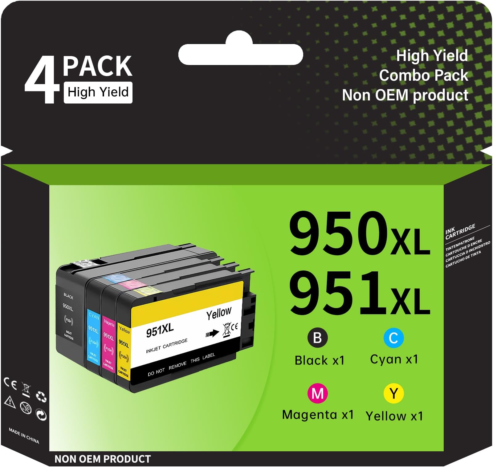 Amazon.com: Skink НР 950XL 951XL Ink Cartridges Combo Pack Replacement ...