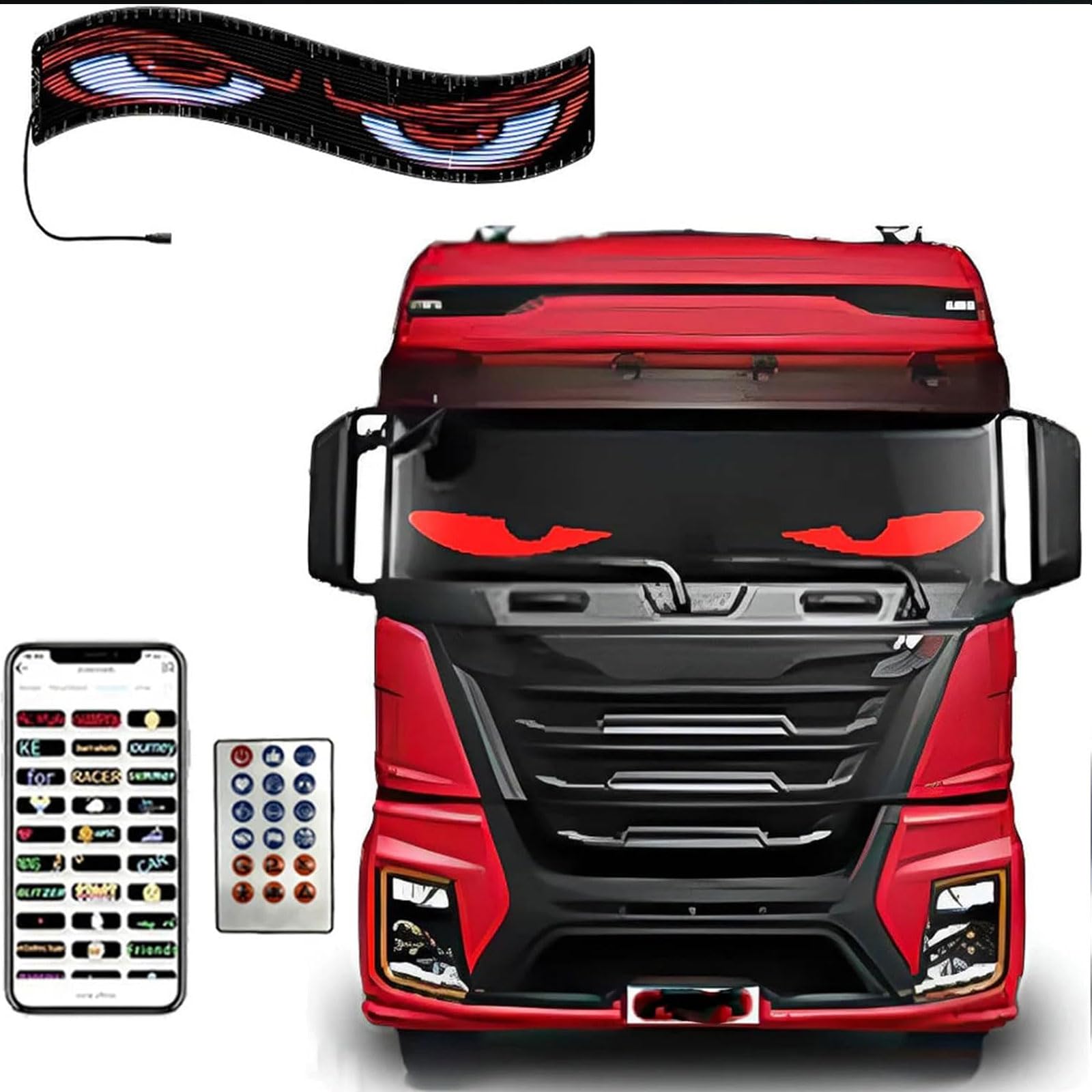 Programmable Car Display App Control Animated Programmable LED ...