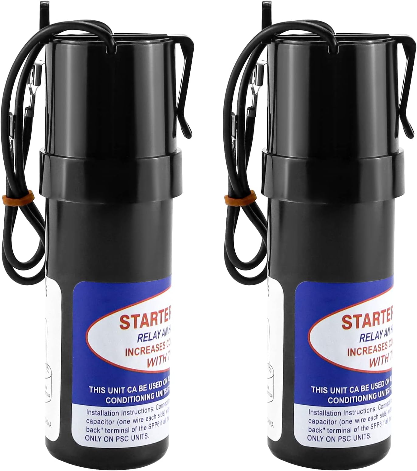 Amazon.com: Super Boost Relay & Hard Start Capacitor Starter POW-R-PAK ...