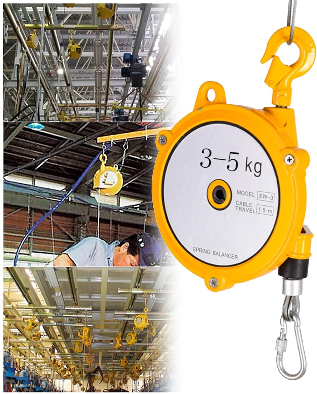 Amazon.co.jp: Spring Balancer, Retractable Spring/Tool Balancer ...