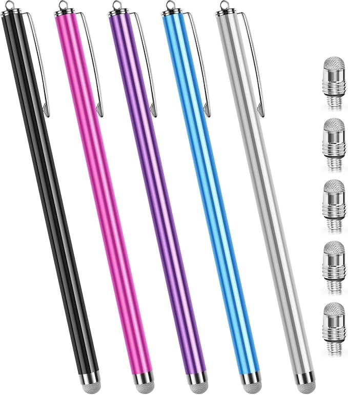 Amazon.com: Long Stylus Pens for Touch Screens (5 Pack 185mm) High ...