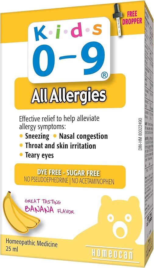 Kids 0-9 – All Allergies – 25ml : Amazon.ca: Health & Personal Care