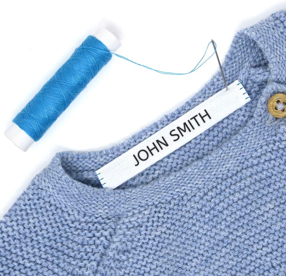 100 Personalised Iron-on Fabric Labels to Mark Your Clothes with Icons ...
