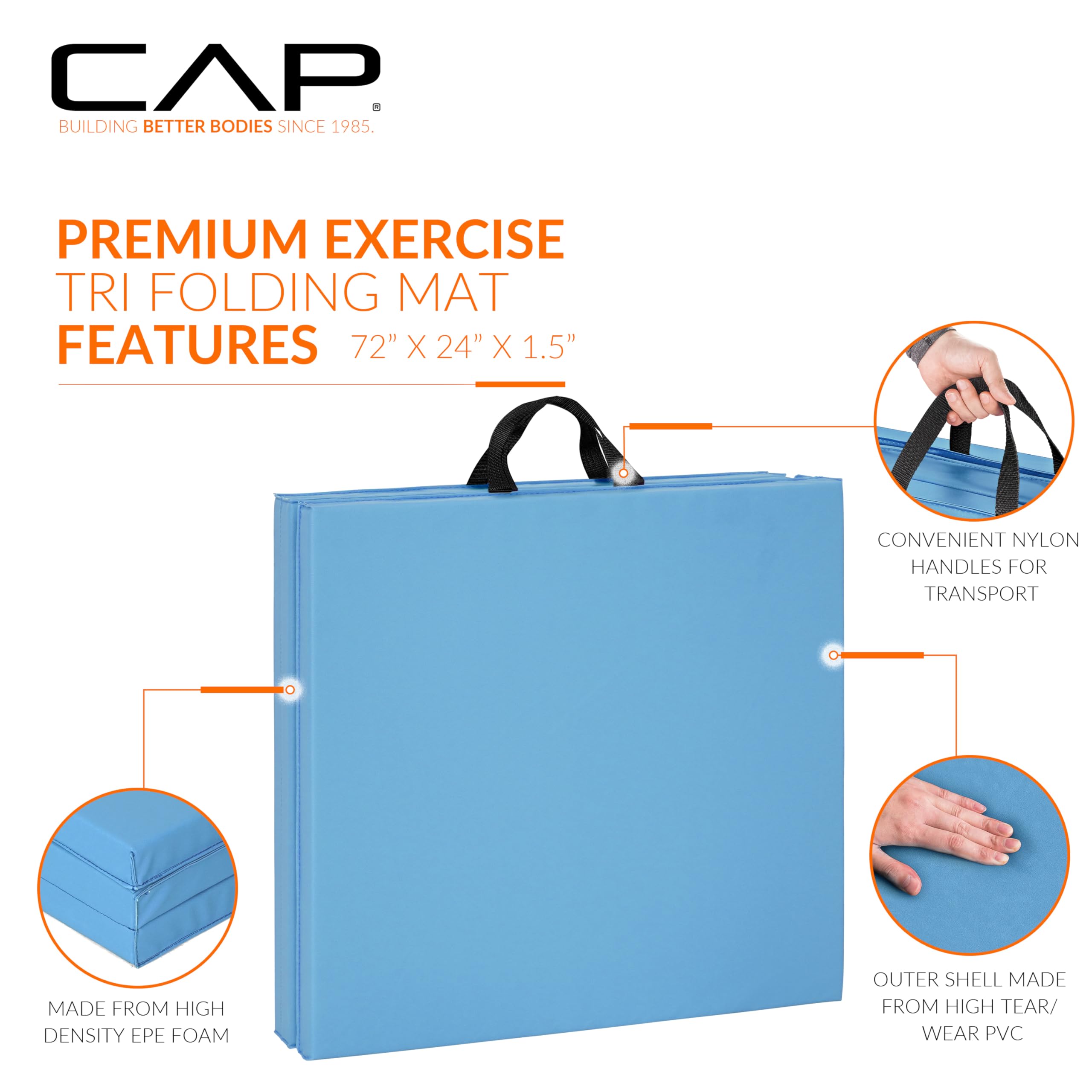Snapklik.com : All Purpose Folding Anti Tear Exercise Training Aerobic ...