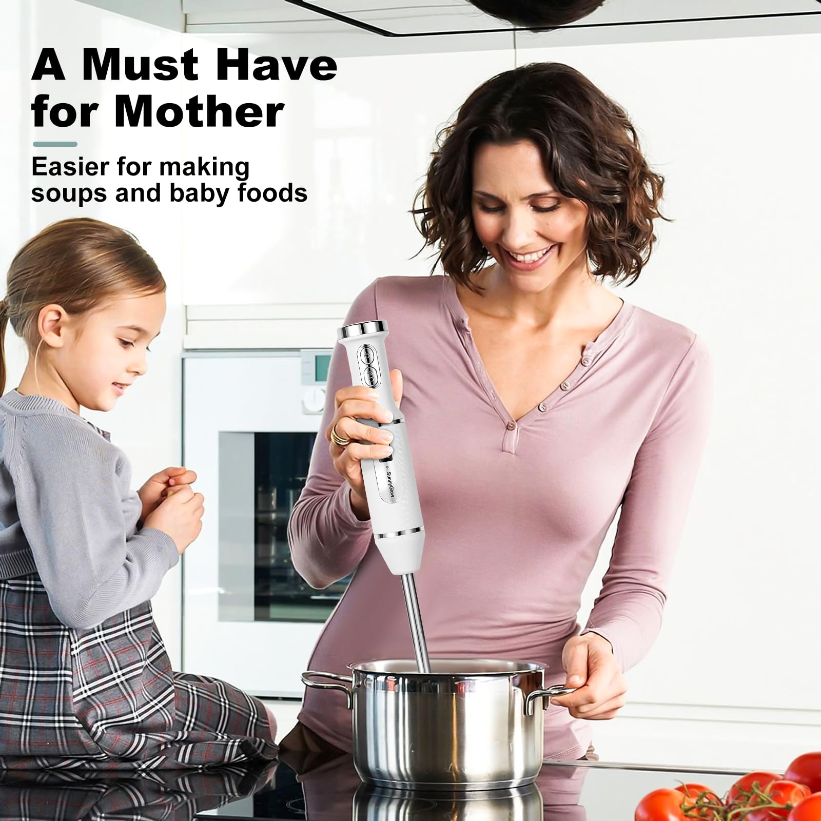 Cordless Hand Blender: Rechargeable Cordless Immersion Blender Handheld ...