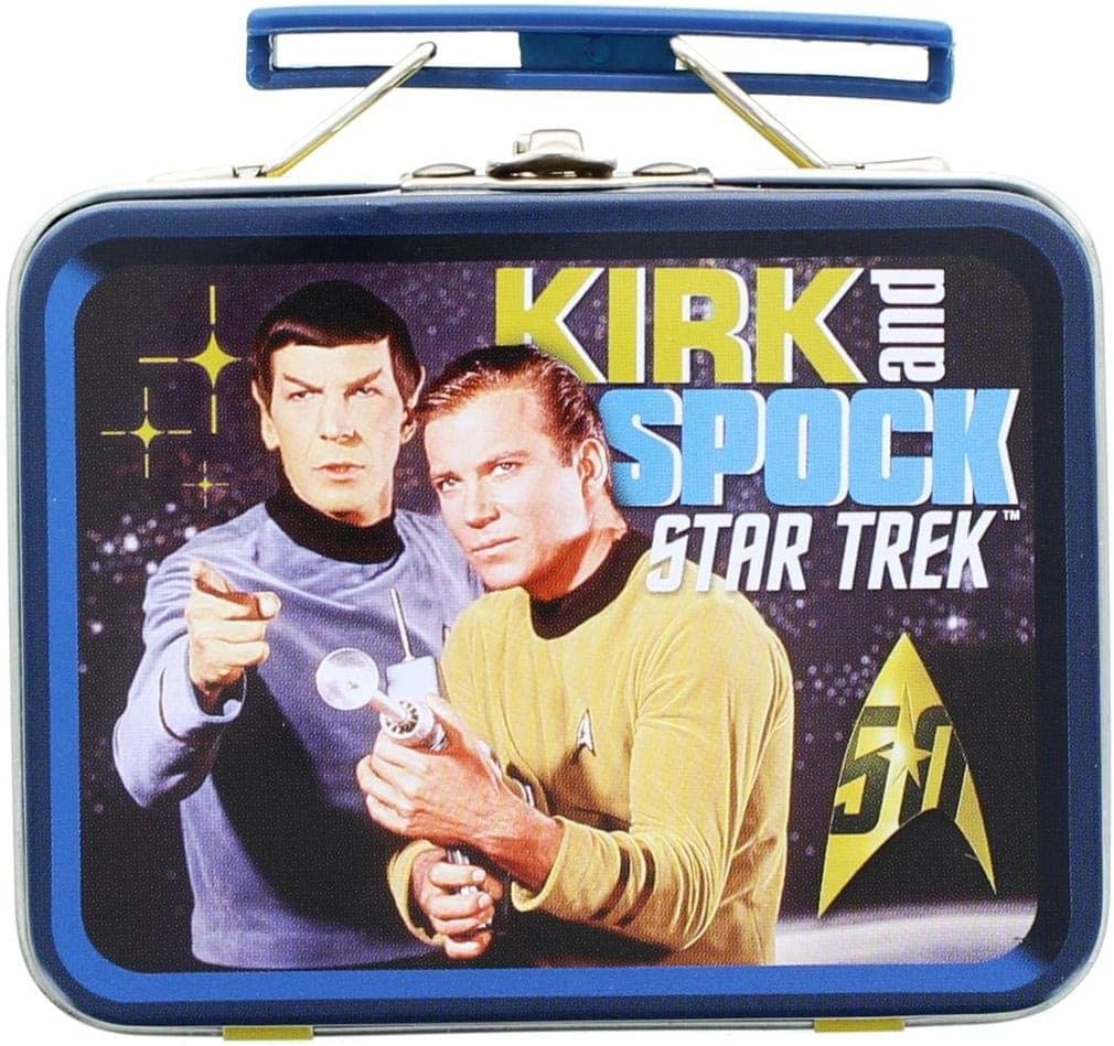 Amazon.com: Star Trek: TOS Kirk & Spock Mini Tin Lunch Box: Home & Kitchen