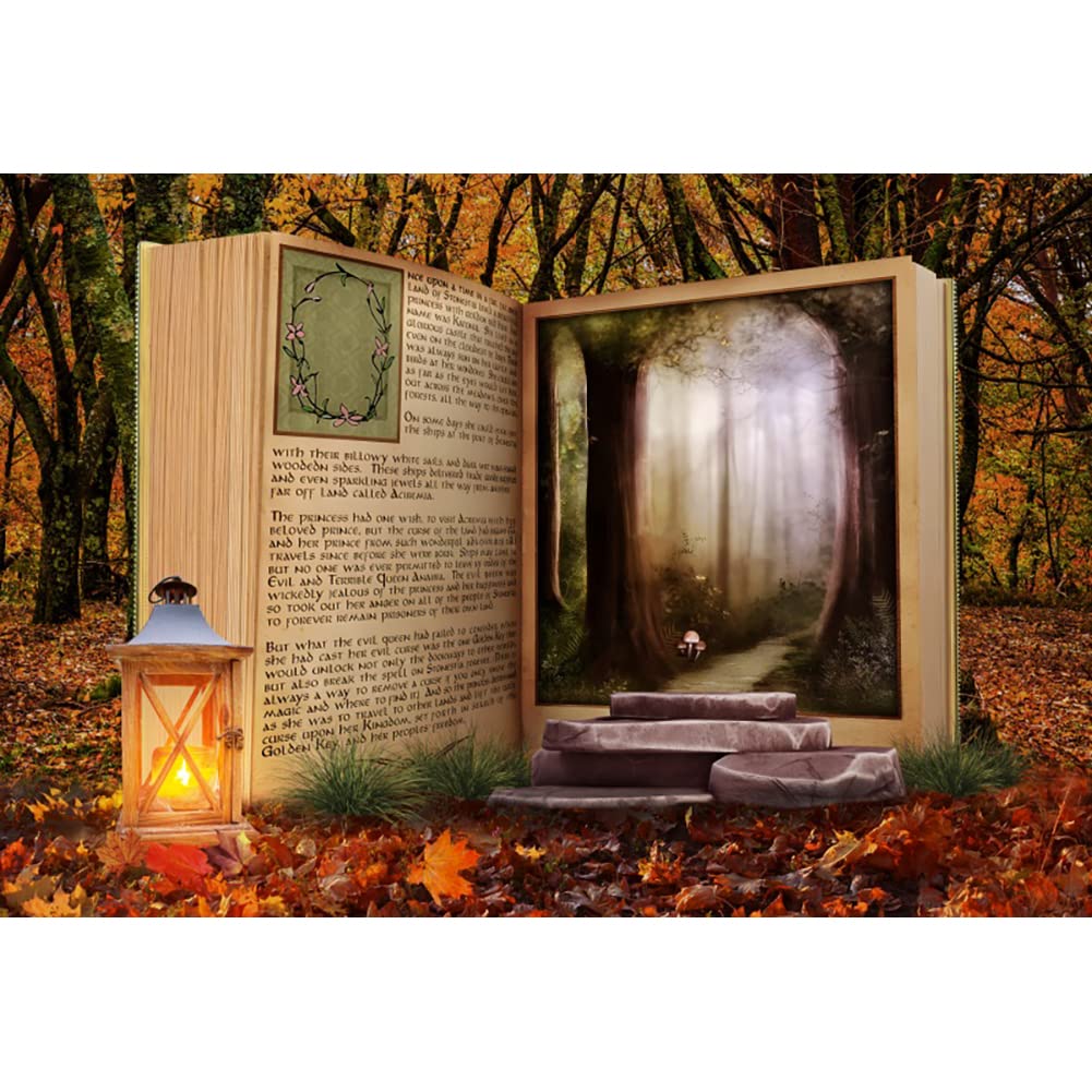 Buy Baocicco 5x3ft Fairy Tale World Backdrop Wonderland Storybook ...