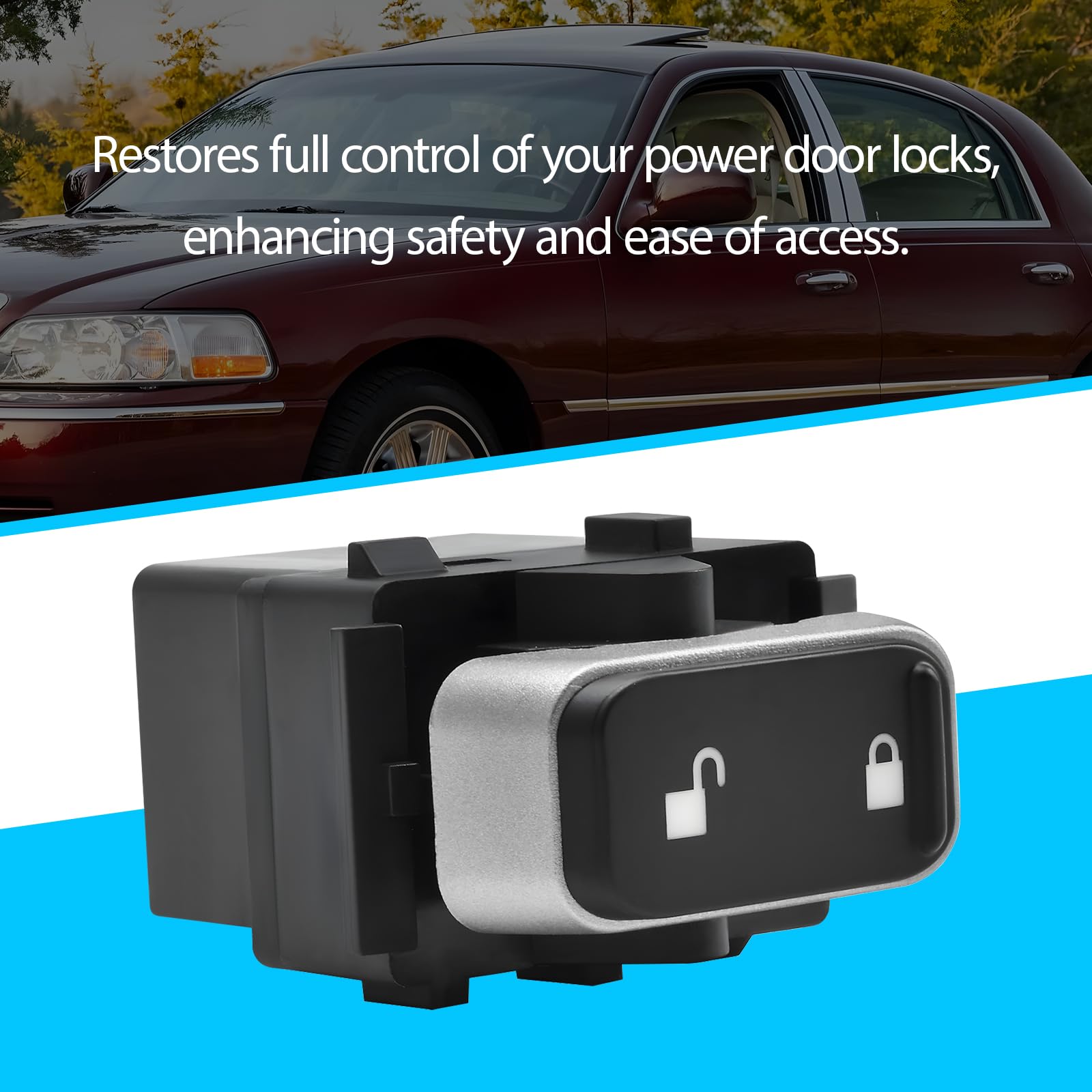 Automotive Interior Switches A ABSOPRO Car Door Lock Switch No ...