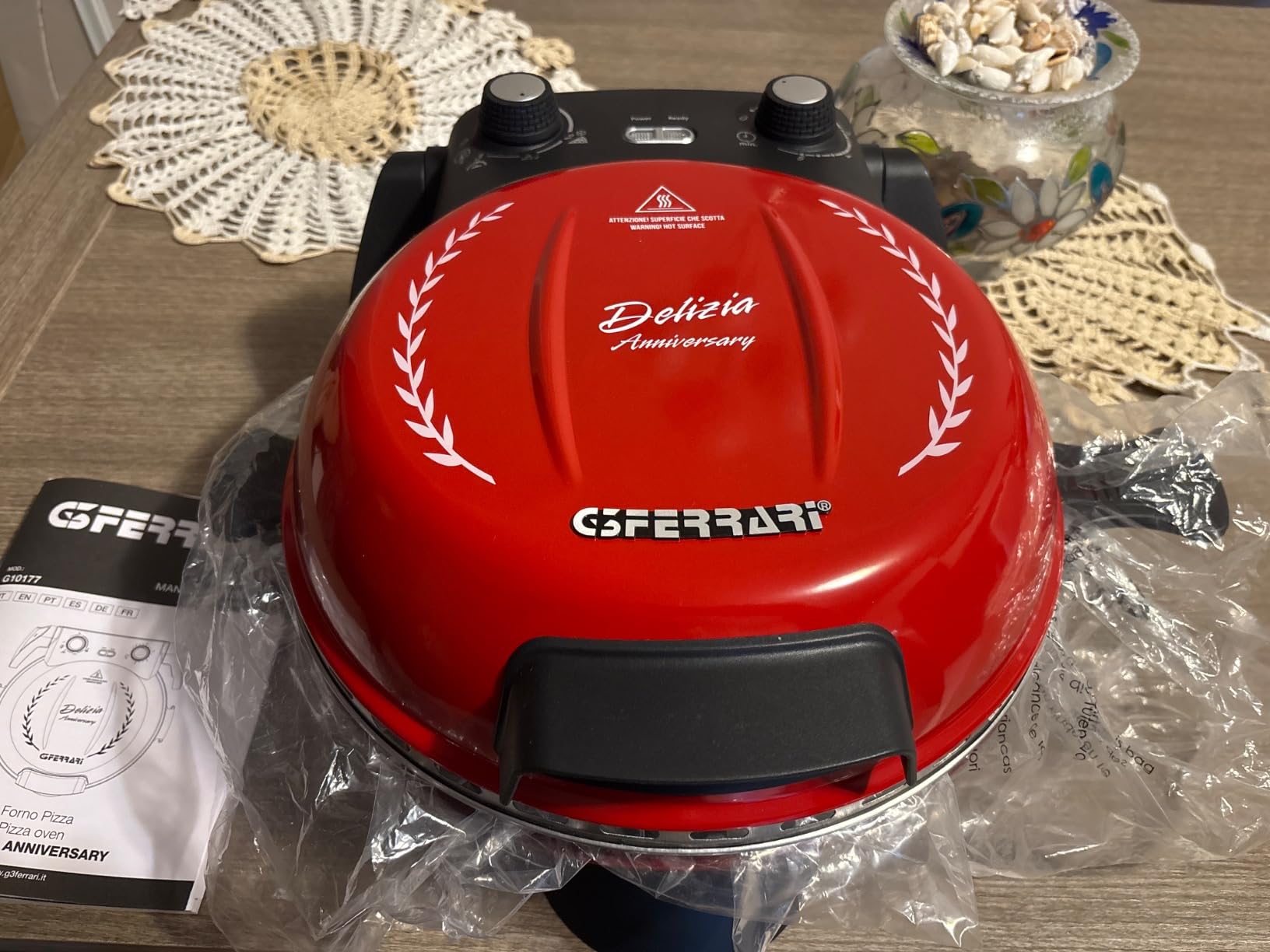 G3 Ferrari G10177 Forno Pizza Delizia Anniversary, 400°C, Edizione ...