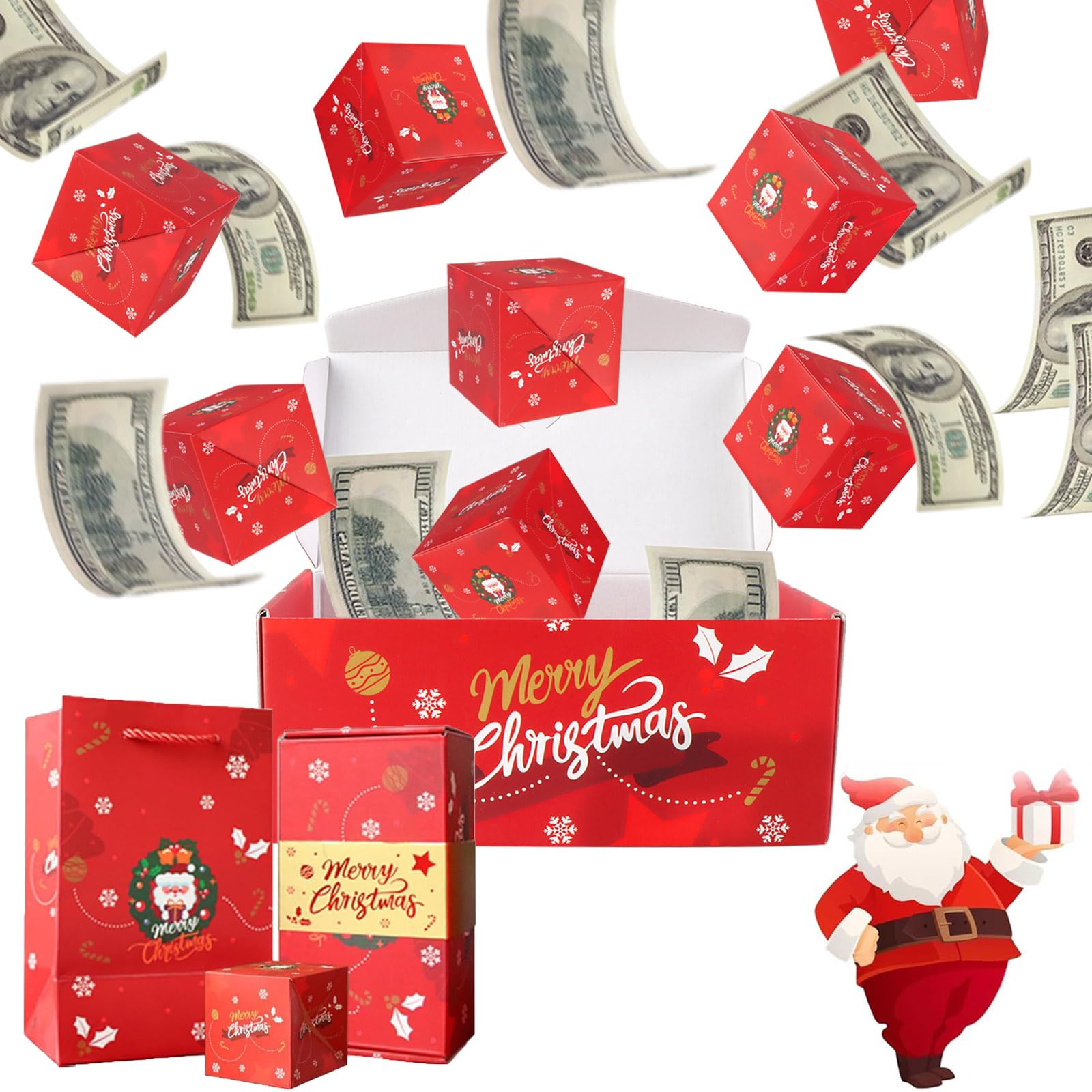 Amazon.com : Surprise Gift Box Explosion for Money,Folding Pop-Up ...