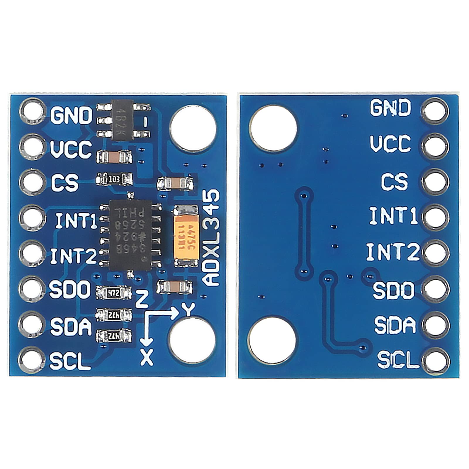 Snapklik.com : 4PCS GY-291 ADXL345 3-Axis Digital Acceleration Of Gravity Tilt Module IIC/SPI ...
