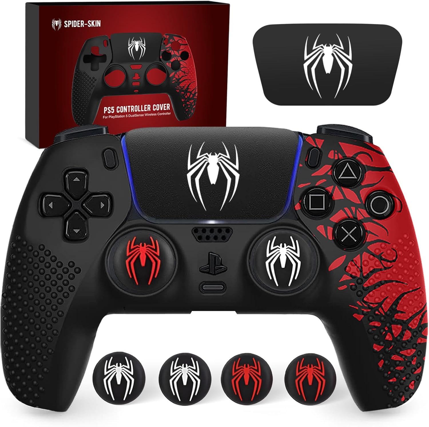 Amazon.com: Darno Anti-Slip Silicone Skin for Ps5 Controller, Ps5 ...