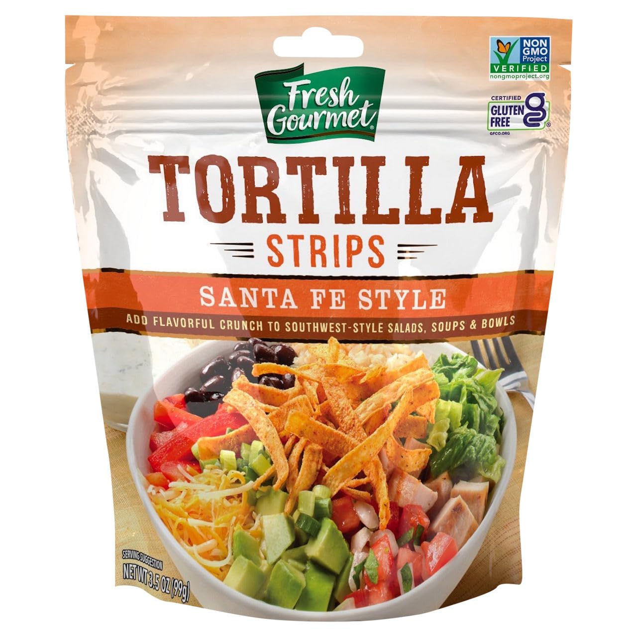 Amazon.com: Fresh Gourmet, Santa Fe Style Tortilla Strips, 3.5 Ounce