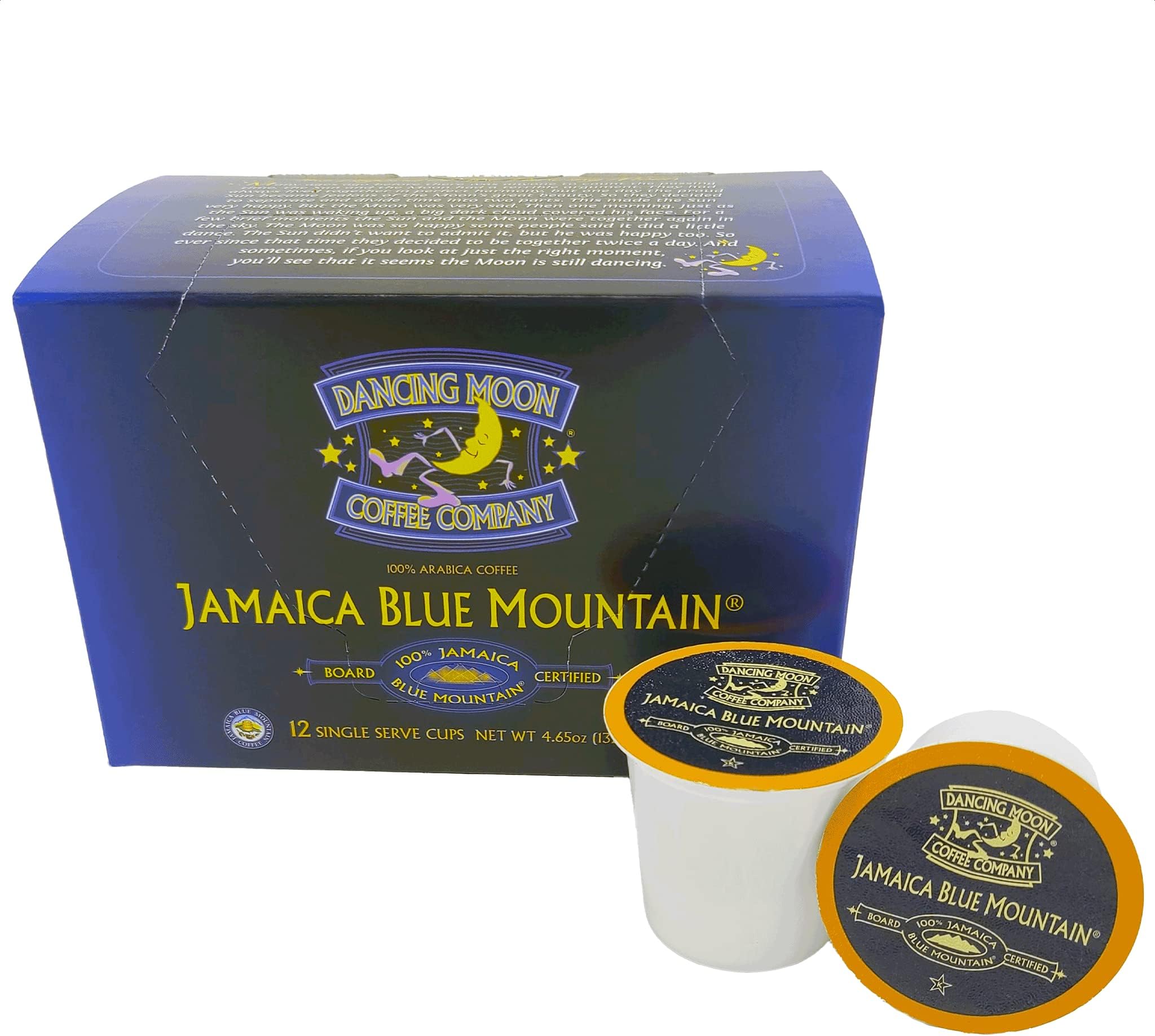 Amazon.com: Dancing Moon Brand, 100% Pure Jamaica Blue Mountain Coffee ...