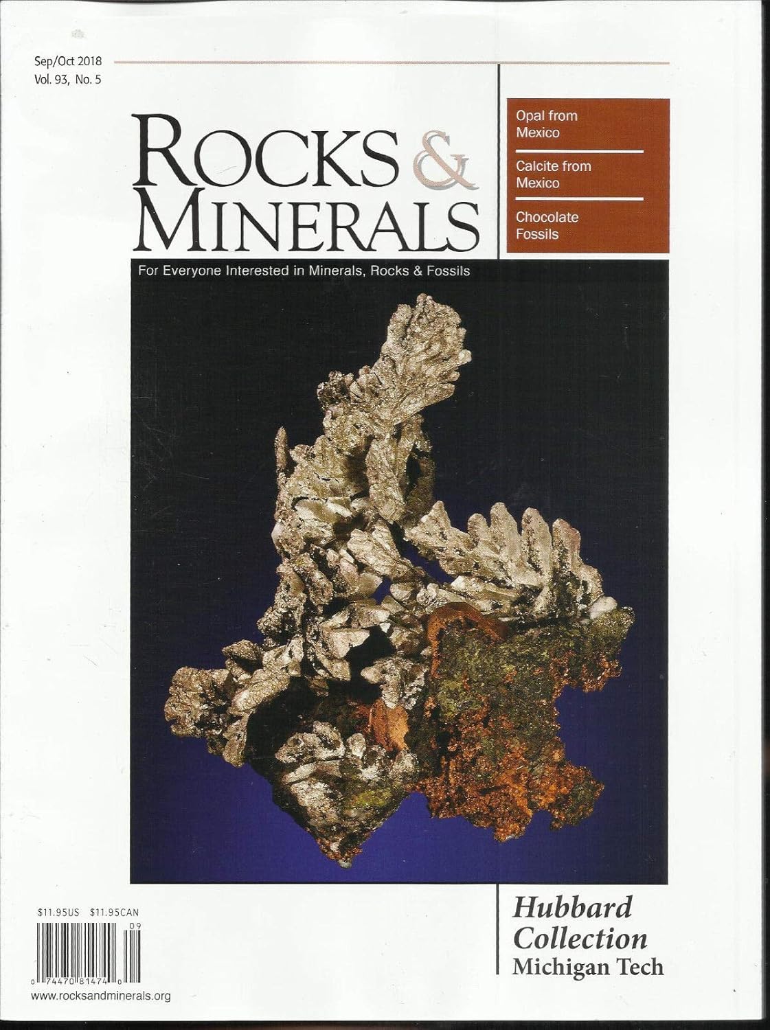 Amazon.com: ROCKS & MINERALS MAGAZINE, SEPTEMBER/OCTOBER, 2018 VOL, 93 ...