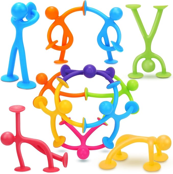 Amazon.com: Suction Toys Sensory Fidget Toys for Kids: 21 Pack Creative ...