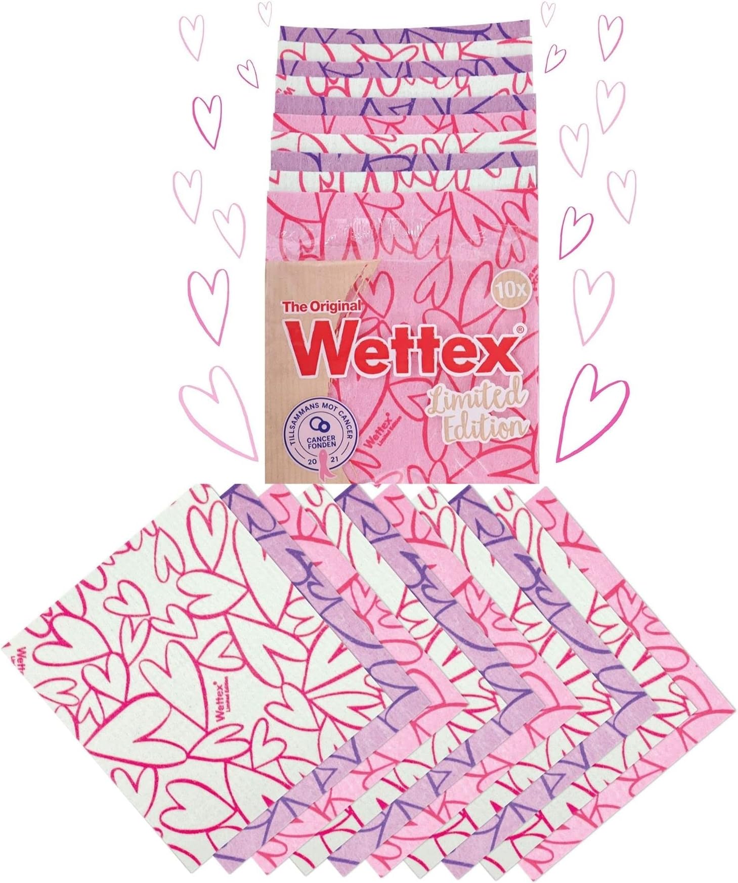 Amazon.com: Wettex The Original Swedish Dishcloths for Kitchen 10 Pack ...