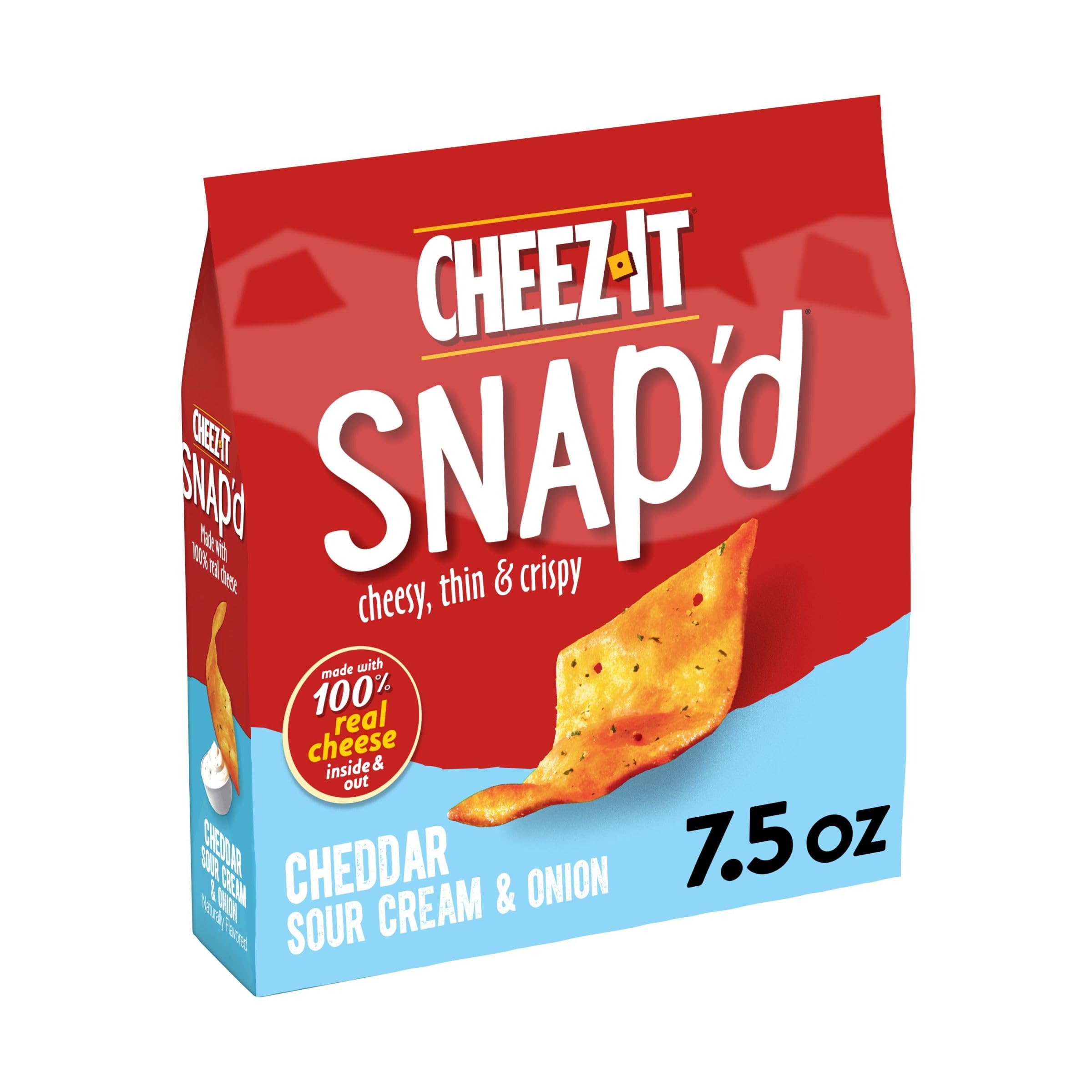 Buy Cheez-It Snap'd Cheese Cracker Chips, Thin Crisps, Lunch Snacks ...