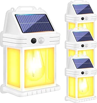 LazyBuddy Solar Motion Lights Outdoor, 3 Lighting Modes Induction Wall Light, Solar Powered Wall ...