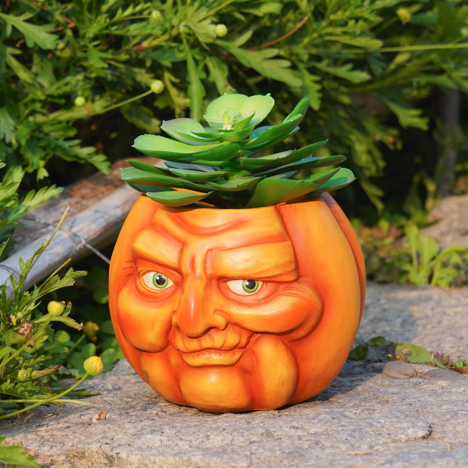 DiliComing Fall Decorations Wicked Pumpkin Pots - Artificial Pumpkin ...