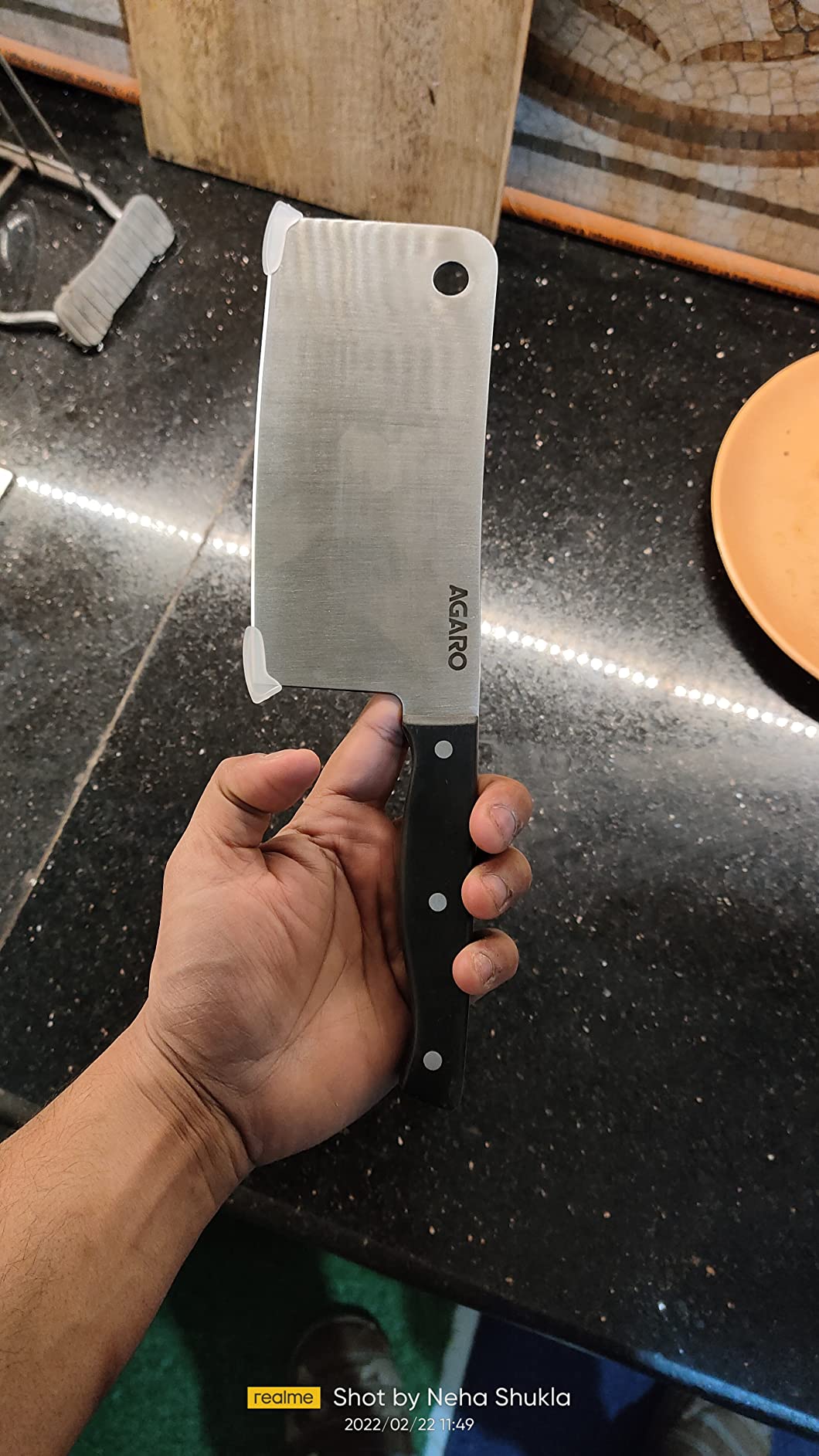 Buy AGARO Chopper Knife, Cleaver Stainless Steel Meat Cutting in Home ...
