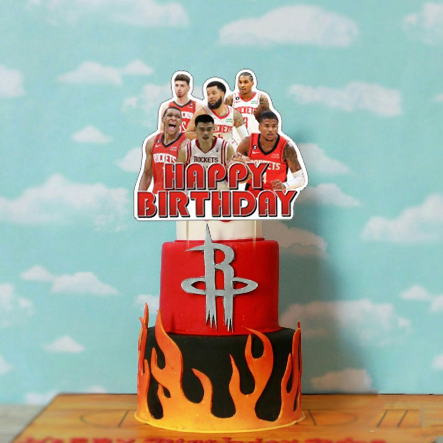 Rockets Basketball Cake Basketball Happy Birthday Cake