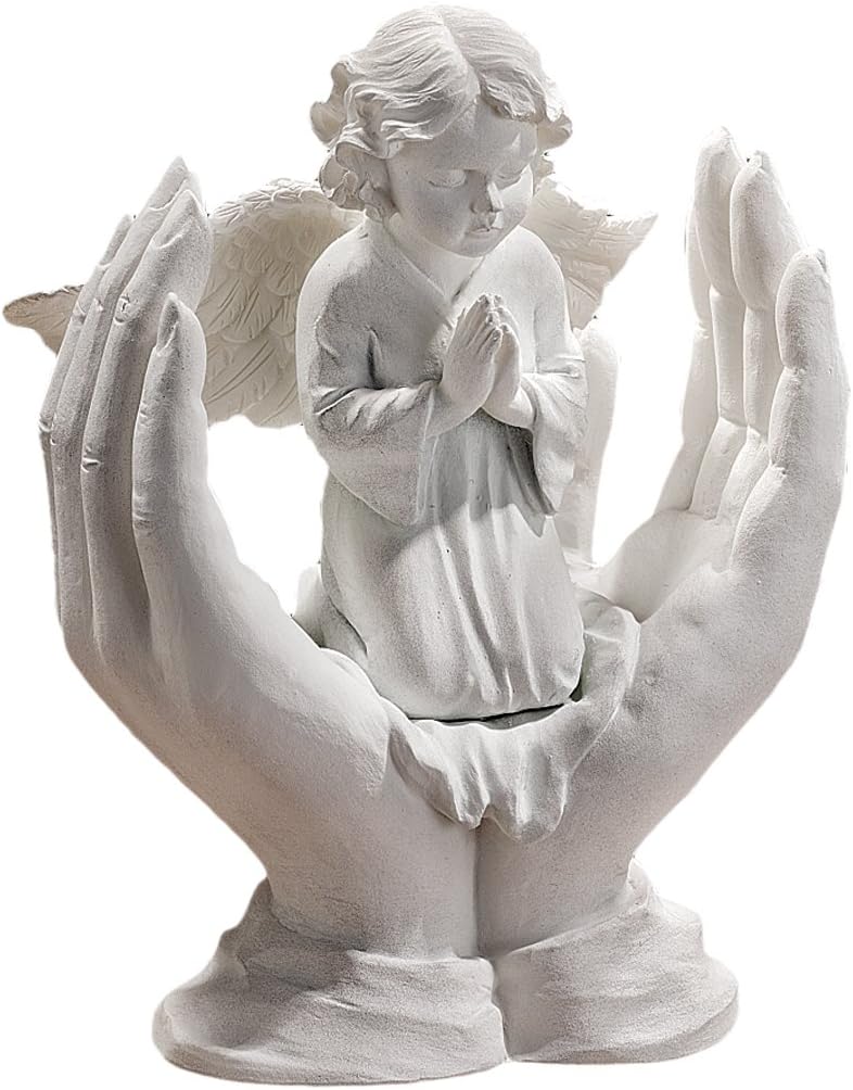 Amazon.com: Amlong Crystal Angel Statue Figurine and 2.5" Diameter ...