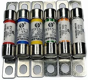 NOVOCE 1pcs energy automobile fuse EV315-L-3E 10A 15A 20A 30A 40A 50A DC 500V High temperature ...