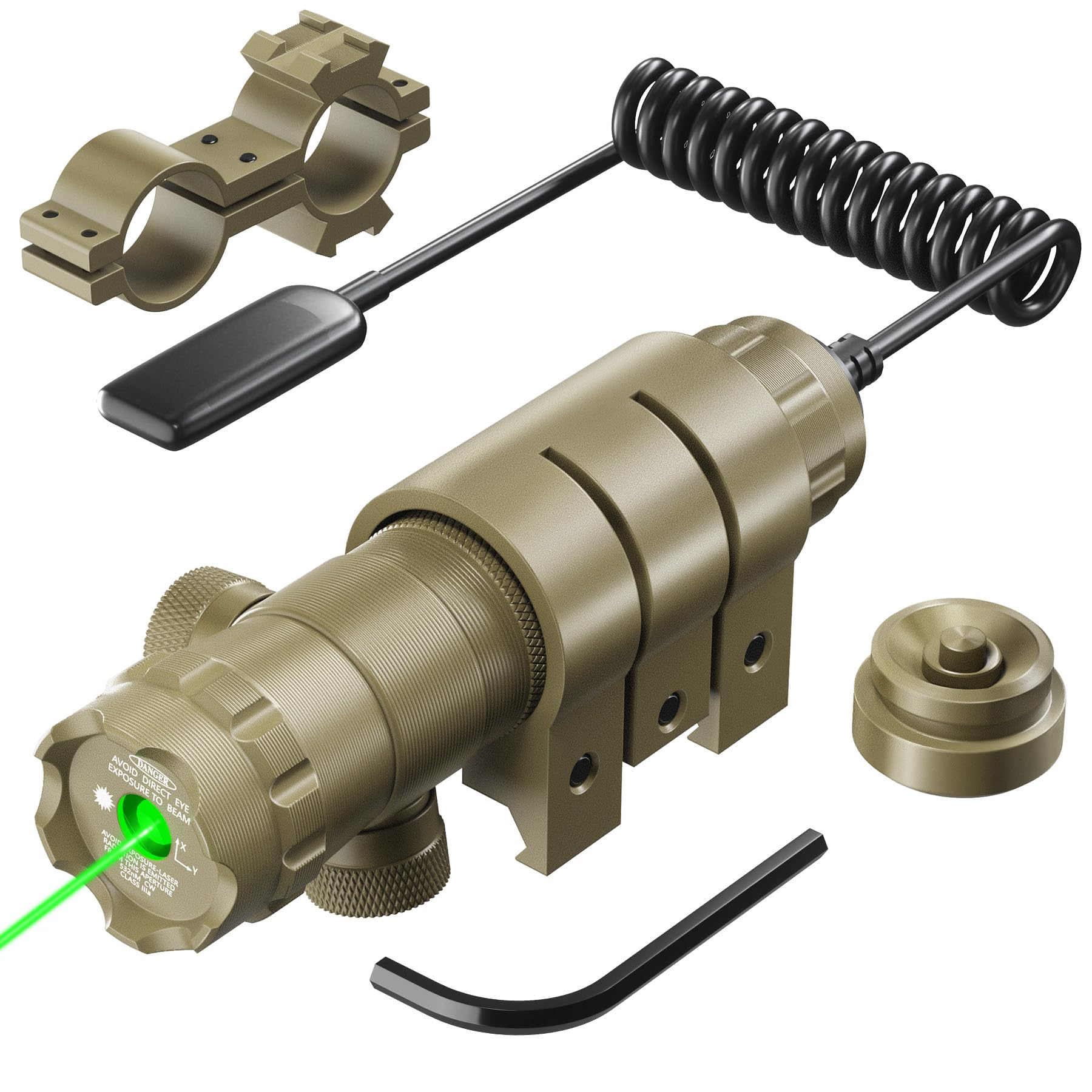 Snapklik.com : Pinty Hunting Rifle Green Laser Sight Dot Scope Adjustable