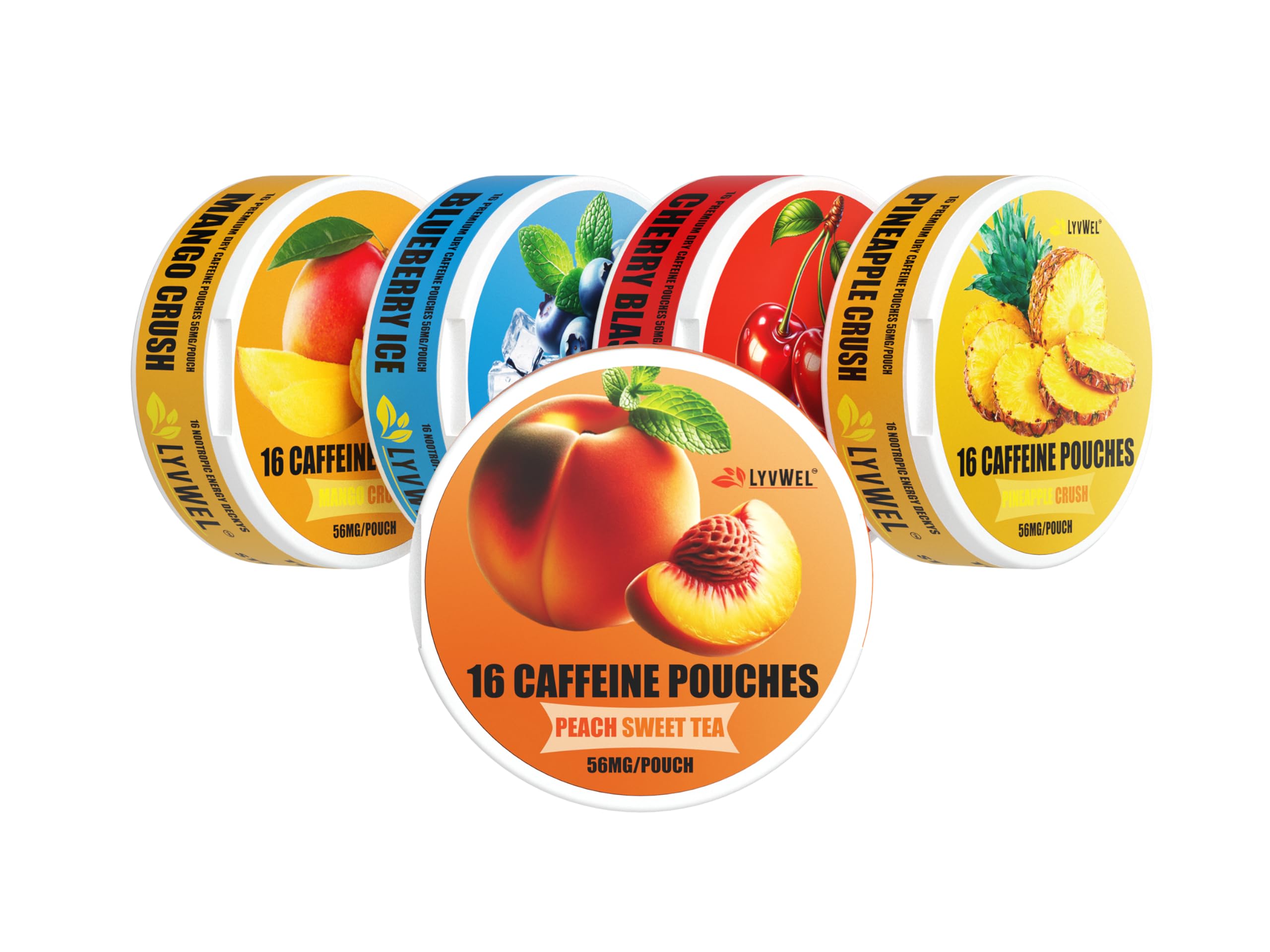 Amazon.com: LYVWEL 5-Pack Caffeine Dip Pouches | Nootropic Focus ...