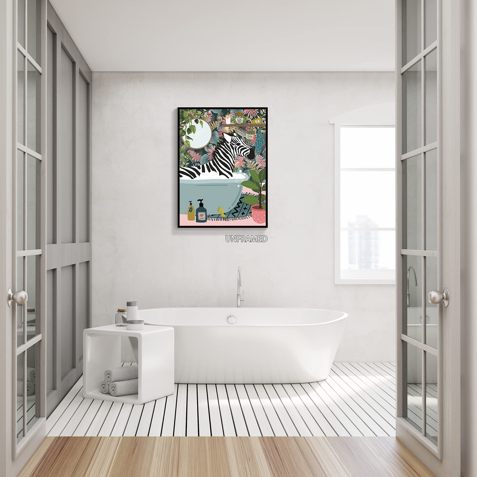 Beautiful Zebra Bathroom Themes