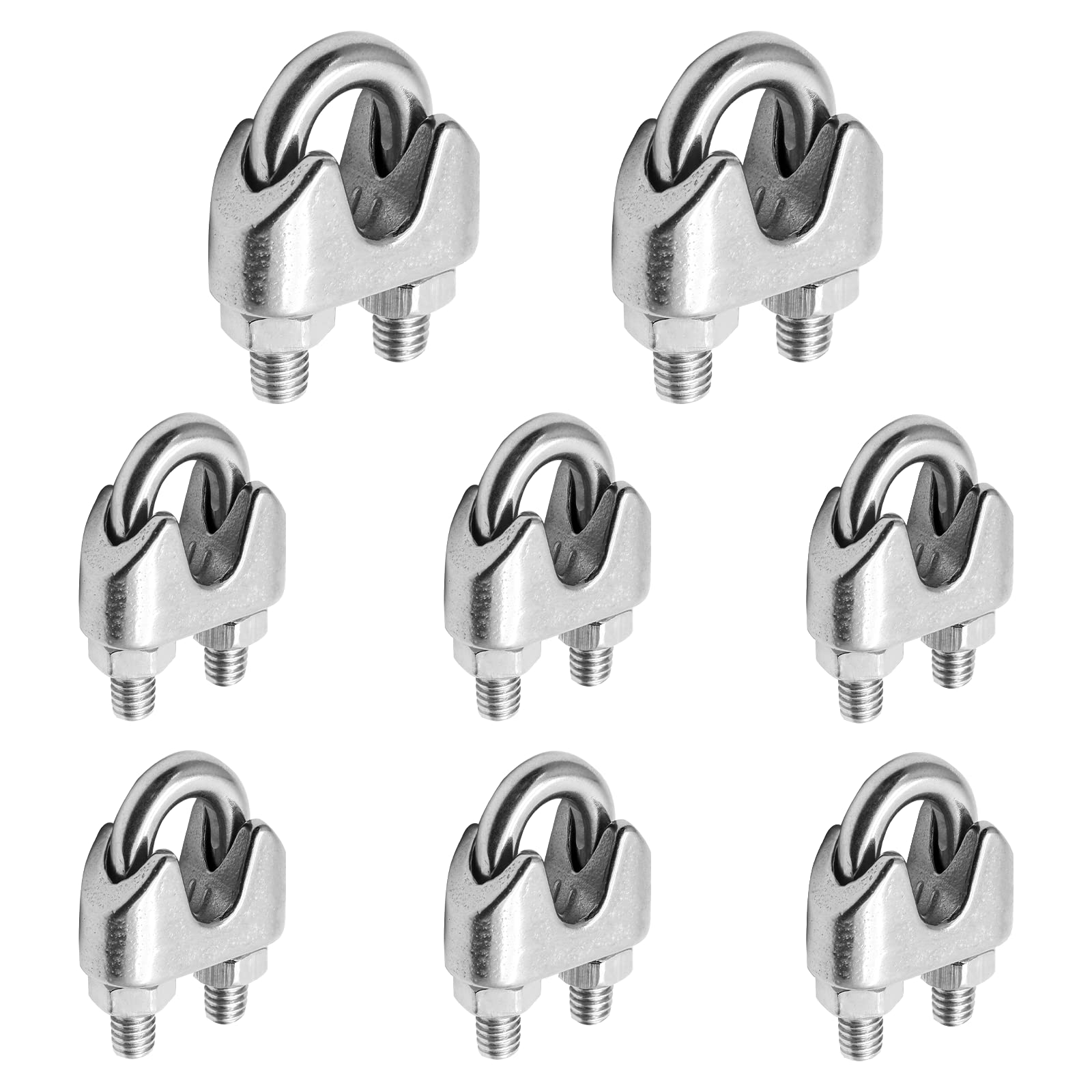 Snapklik.com : Kyuionty M8 5/16 Inch Stainless Steel Wire Rope Cable ...