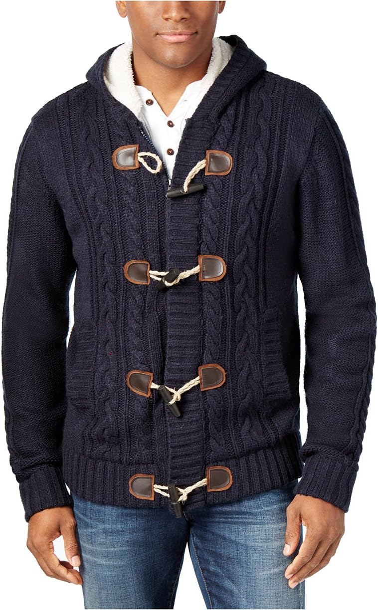 Weatherproof Men's Hooded Toggle Sweater Jacket at Amazon Men’s ...